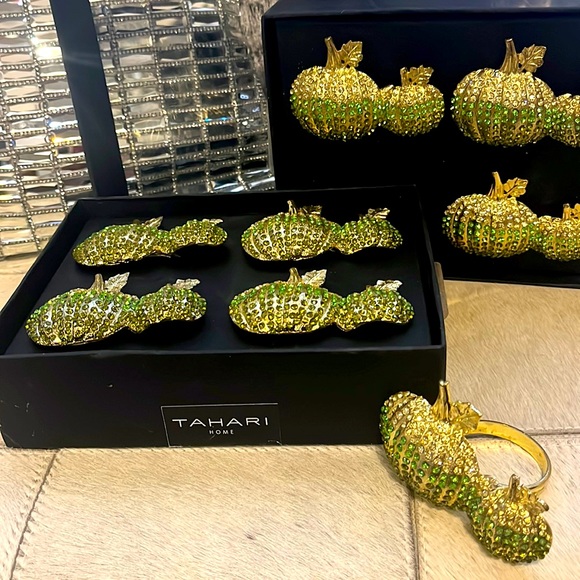 Tahari | Holiday | Tahari Home Napkin Rings Bundle | Poshmark